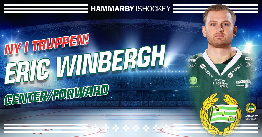 A-lag: Eric Winbergh (åter)ansluter | Hammarby Hockey