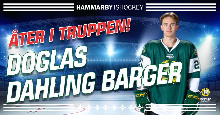 A-lag: Doglas Dahling Barger tillbaka | Hammarby Hockey